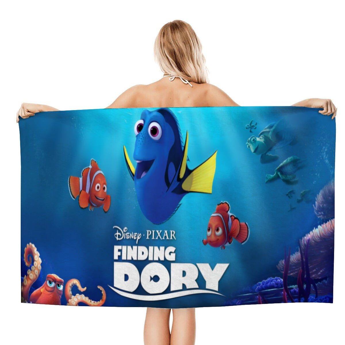 Finding Nemo-theme Gifts Quick-dry Beach Towel for Women Girl Birthday ...