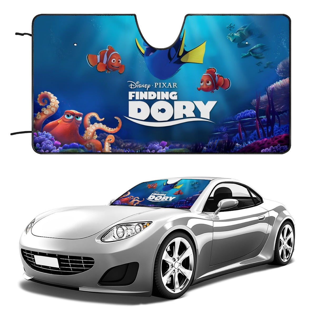 Finding Nemo-theme Windshield Sun Shade Front Protector Folding Car Sun ...