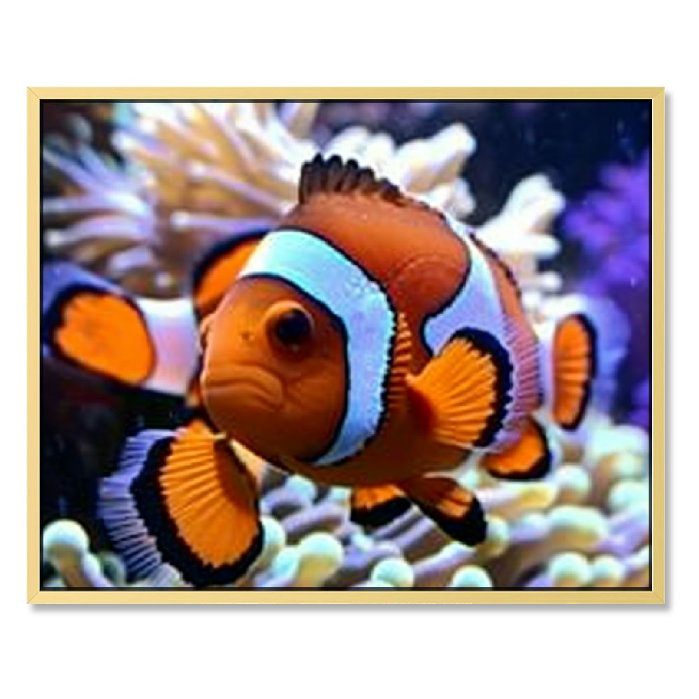 Finding Ocean Ocean Reef Clownfish Modern Wall Art Poster Gift HD ...