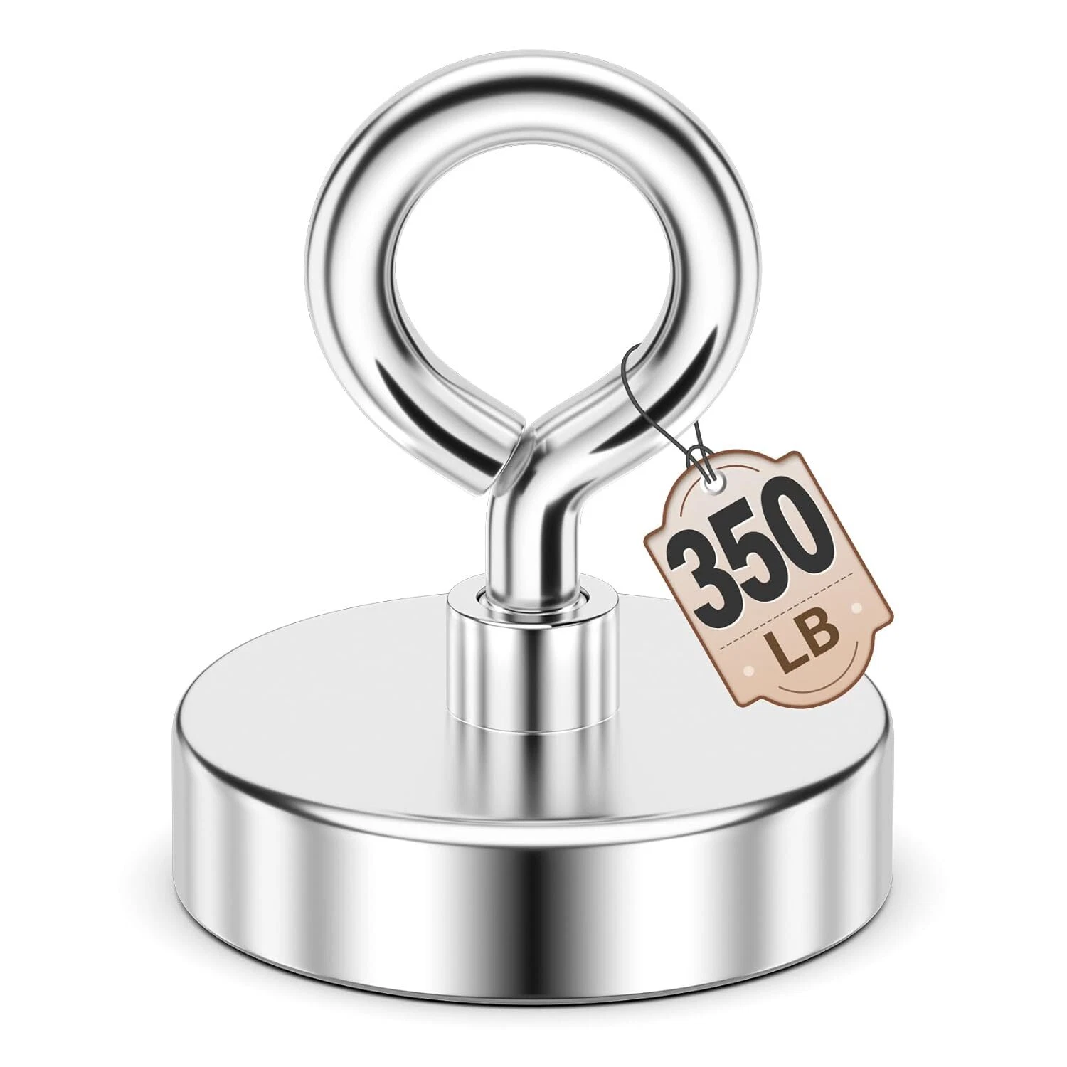 Findmag Fishing Magnets 350 Lbs Pulling Force 2 Inch Neodymium Rare ...