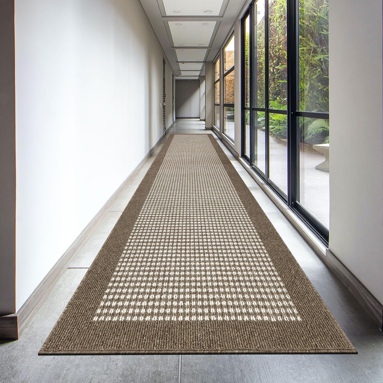 Findosom 2.6'x12' Hallway Runner Rug Non Slip Entryway Mat with Rubber ...
