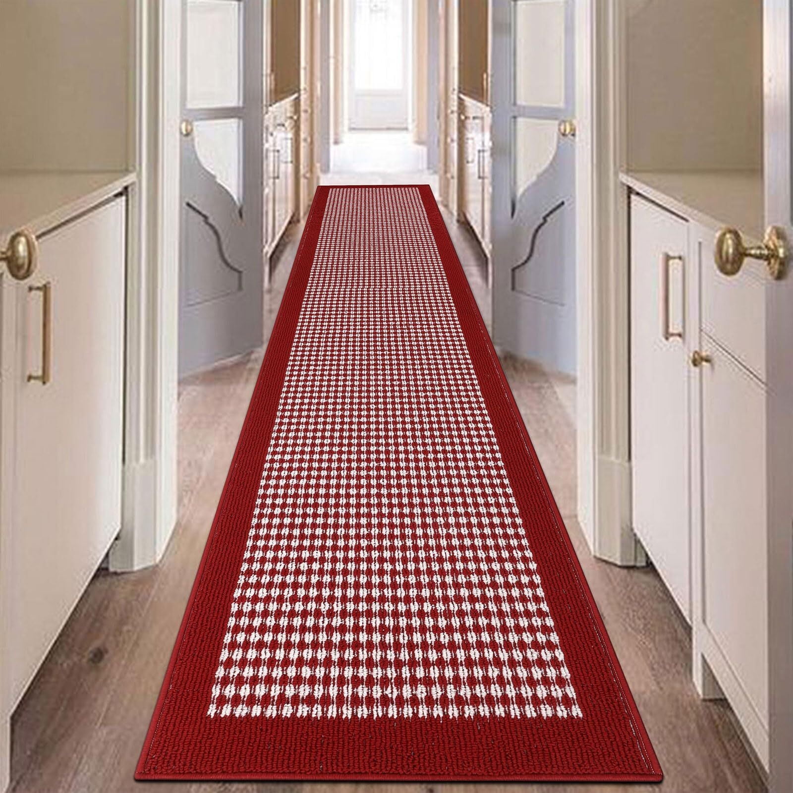 Findosom 2'x6' Christmas Hallway Runner Rug Non Slip Entryway Mat with ...