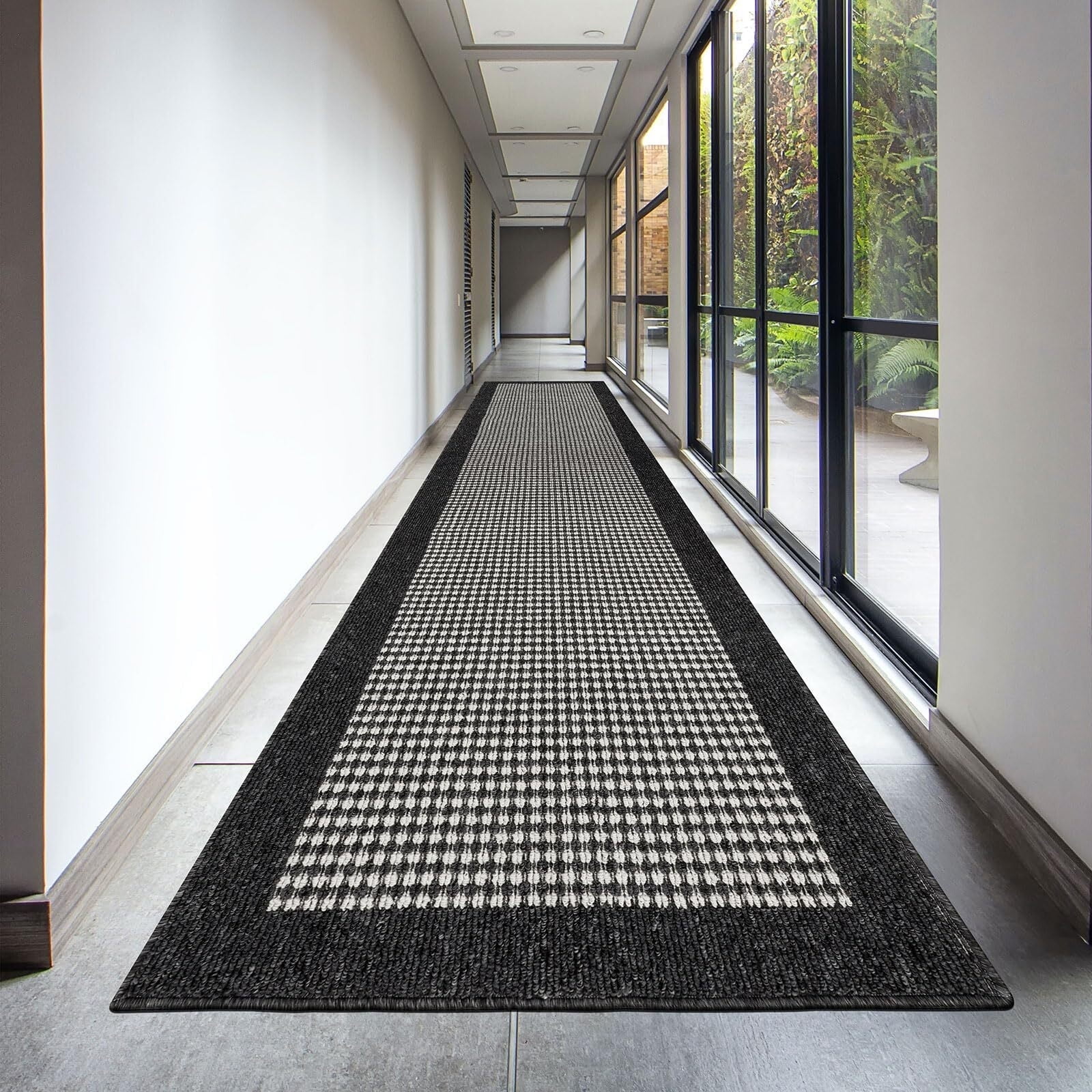 Findosom 2.6'x12' Hallway Runner Rug with Rubber Backing, Durable ...