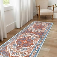 Morefany Indoor Area Runner Rug Outdoor Non-Slip Mats Rubber Backing ...