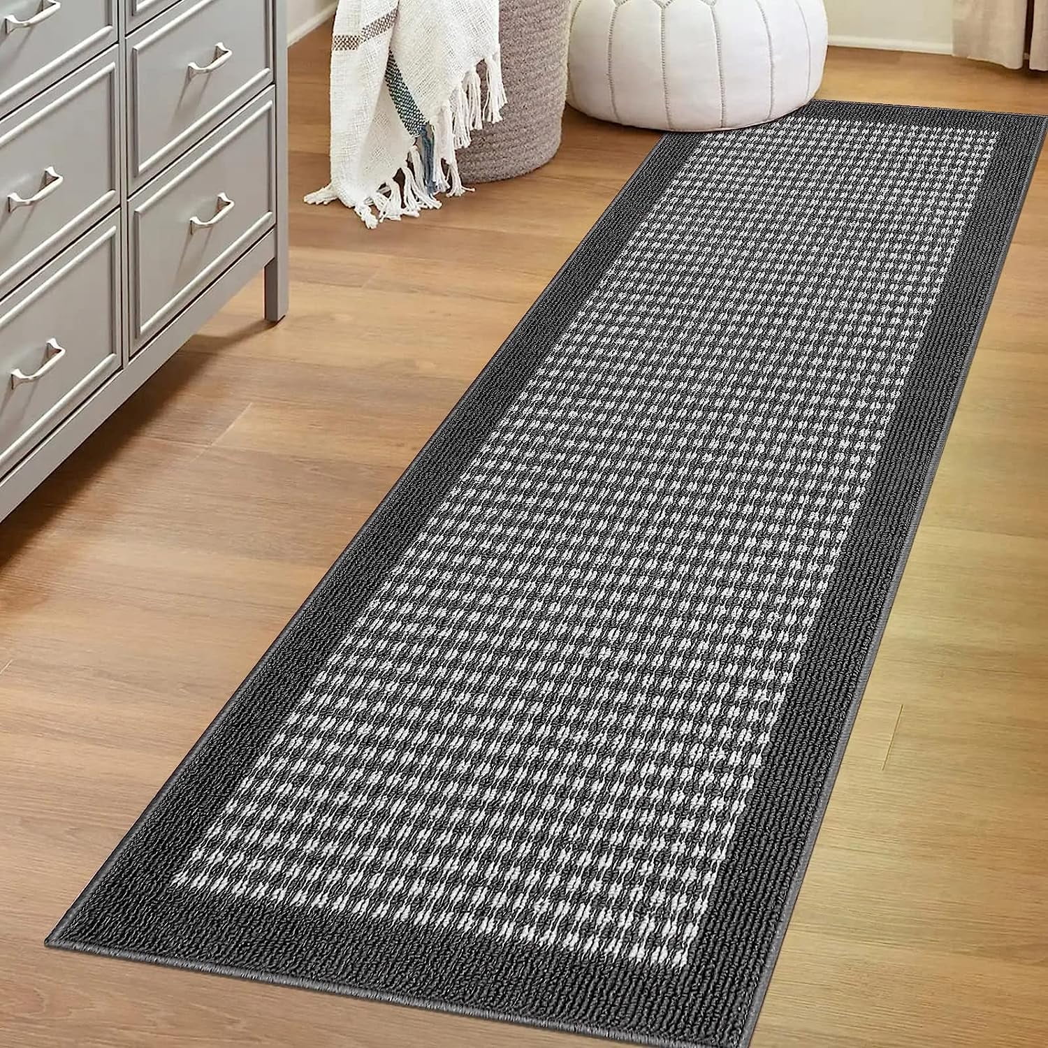 Findosom 2'x6' Hallway Runner Rug Non Slip Entryway Mat with Rubber ...