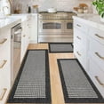 "Findosom 3pcs Moroccan Kitchen Rug Sets - Non-Slip, Machine Washable ...