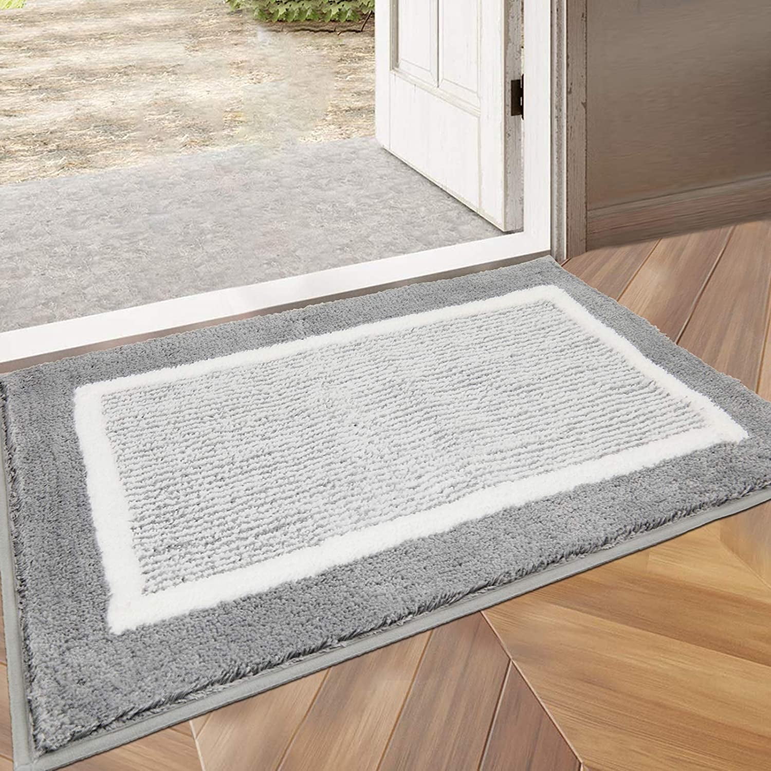 Findosom 24"x36" Front Door Mat Welcome Mats for Entryway,All-Weather ...