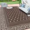 HUGEAR Reversible Outdoor Plastic Rug 8'x10', Waterproof Patio, Camping ...