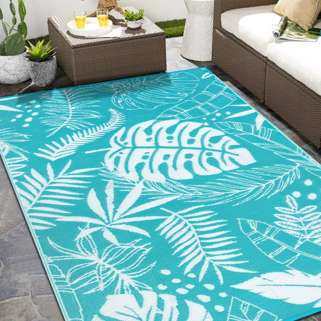 Findosom 6'x9' RV Outdoor Rug Large Outdoor Rug Patios Rug Camping Rugs ...