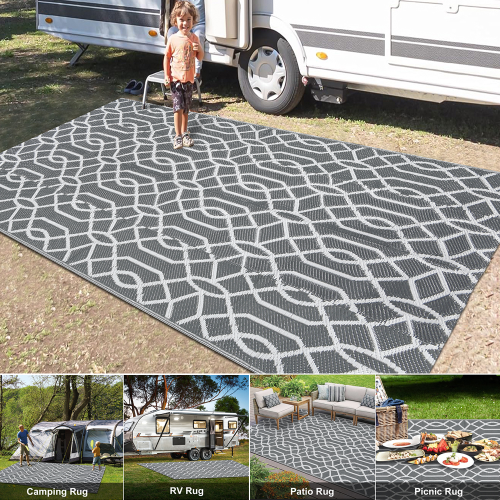Findosom 6'x9' Outdoor Rug Large Patios Rug RV Outdoor Rug Foldable ...