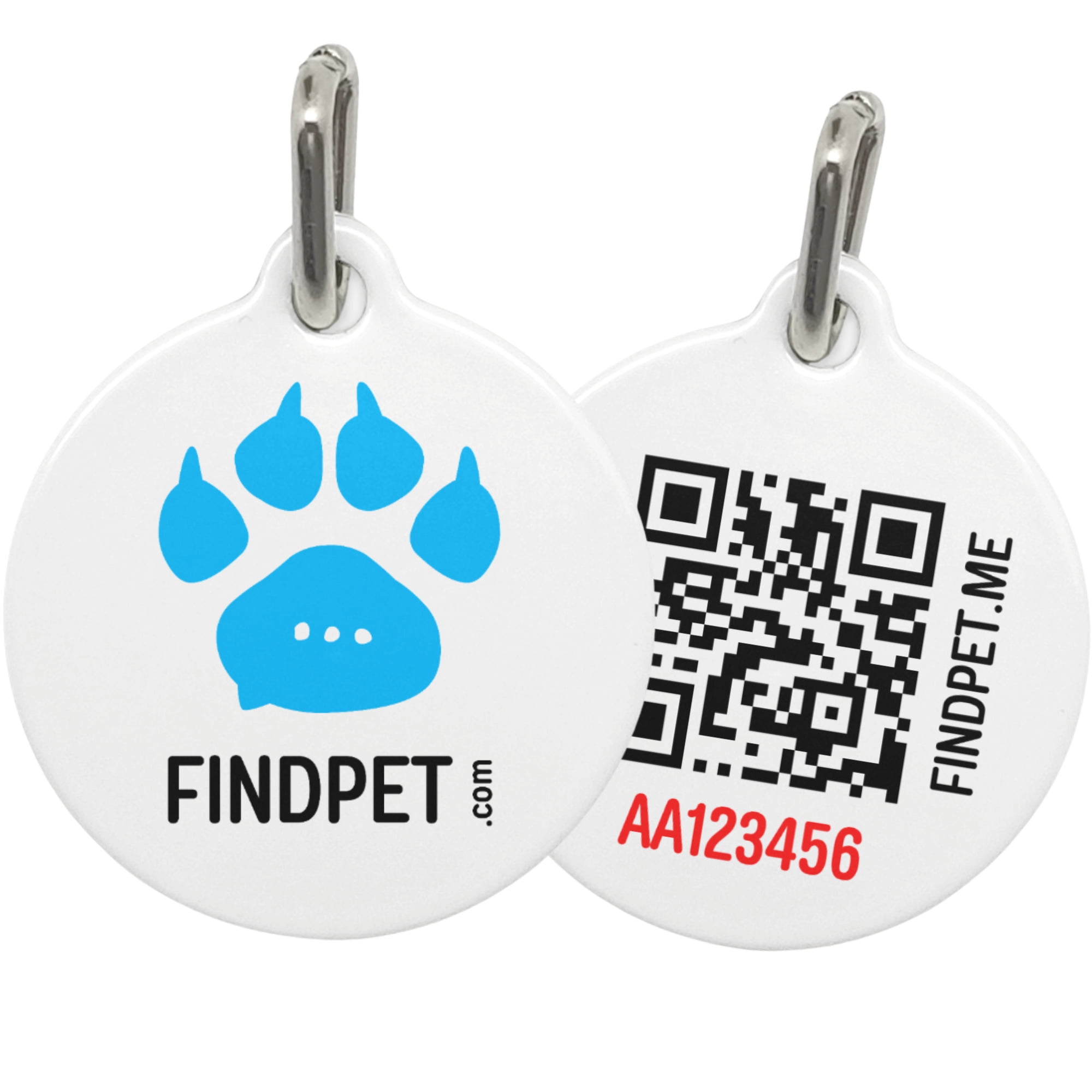 Findpet tag with QR code and pet passport (Original) - Walmart.com