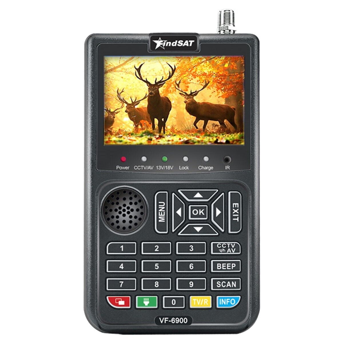 Findsat VF-6900 HD Digital Satellite Finder Antenna Signal Meter DVB-S ...