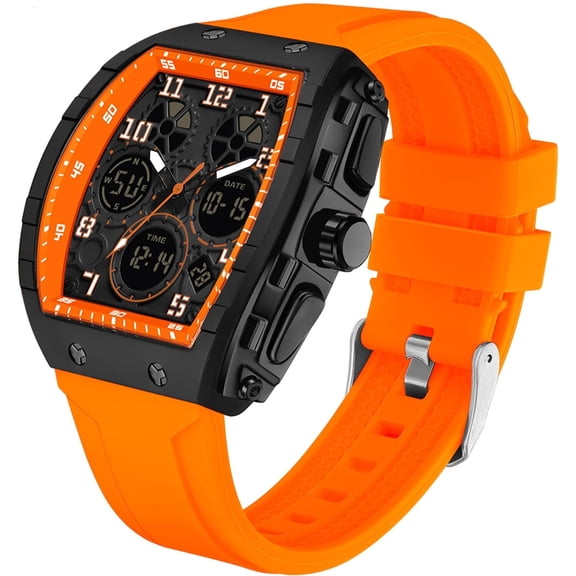 Alpina AlpinerX Alarm Quartz Analog-Digital Black Dial Men's Watch AL ...