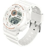 Findtime Digital Watch Womens Sport Waterproof White Wrist Watches for ...