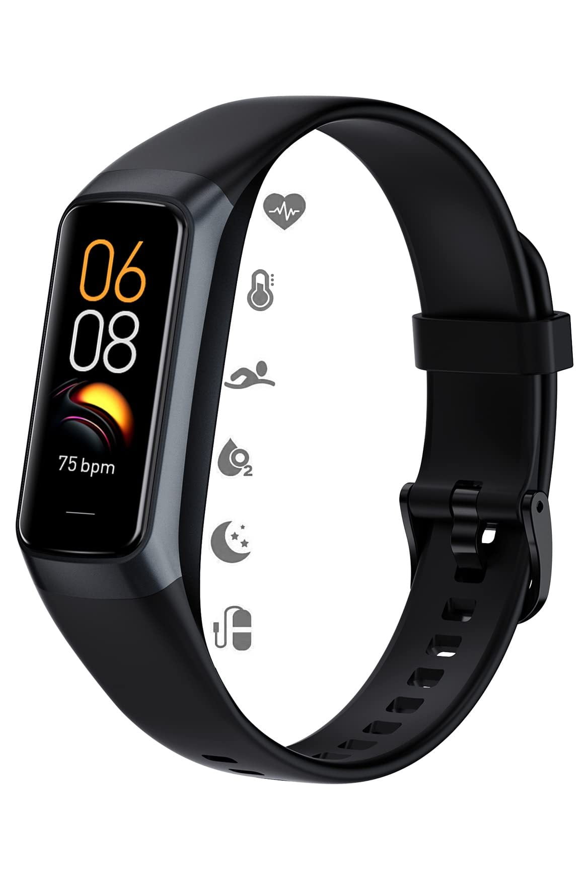 Findtime Fitness Tracker 1.10" AMOLED Color Display Smart Watches ...