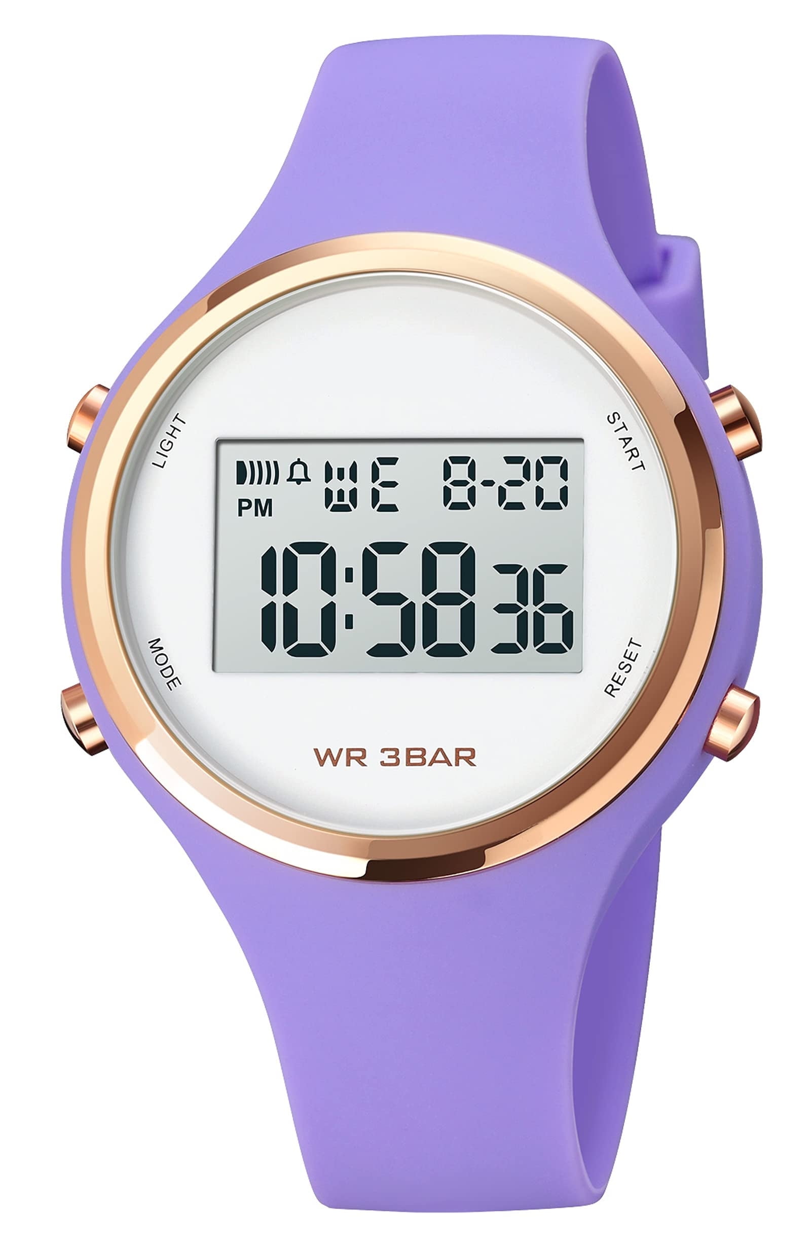 Findtime Ladies Digital Sport Watch, Waterproof, Multifunction, Easy ...