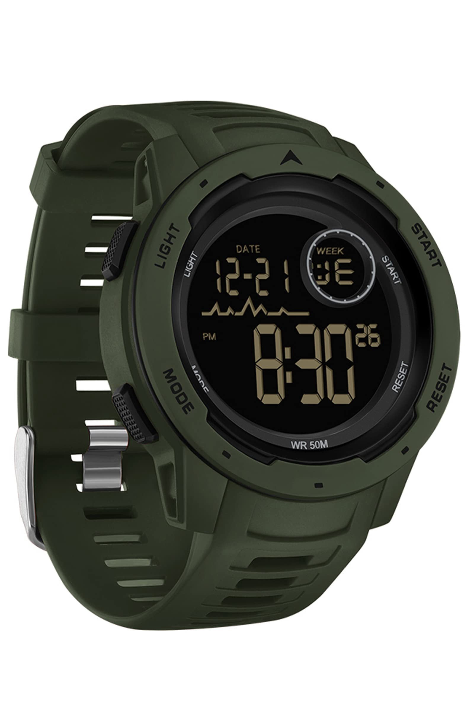 Findtime Men's Digital Watch 50M Waterproof Tactical Watch Backlight ...