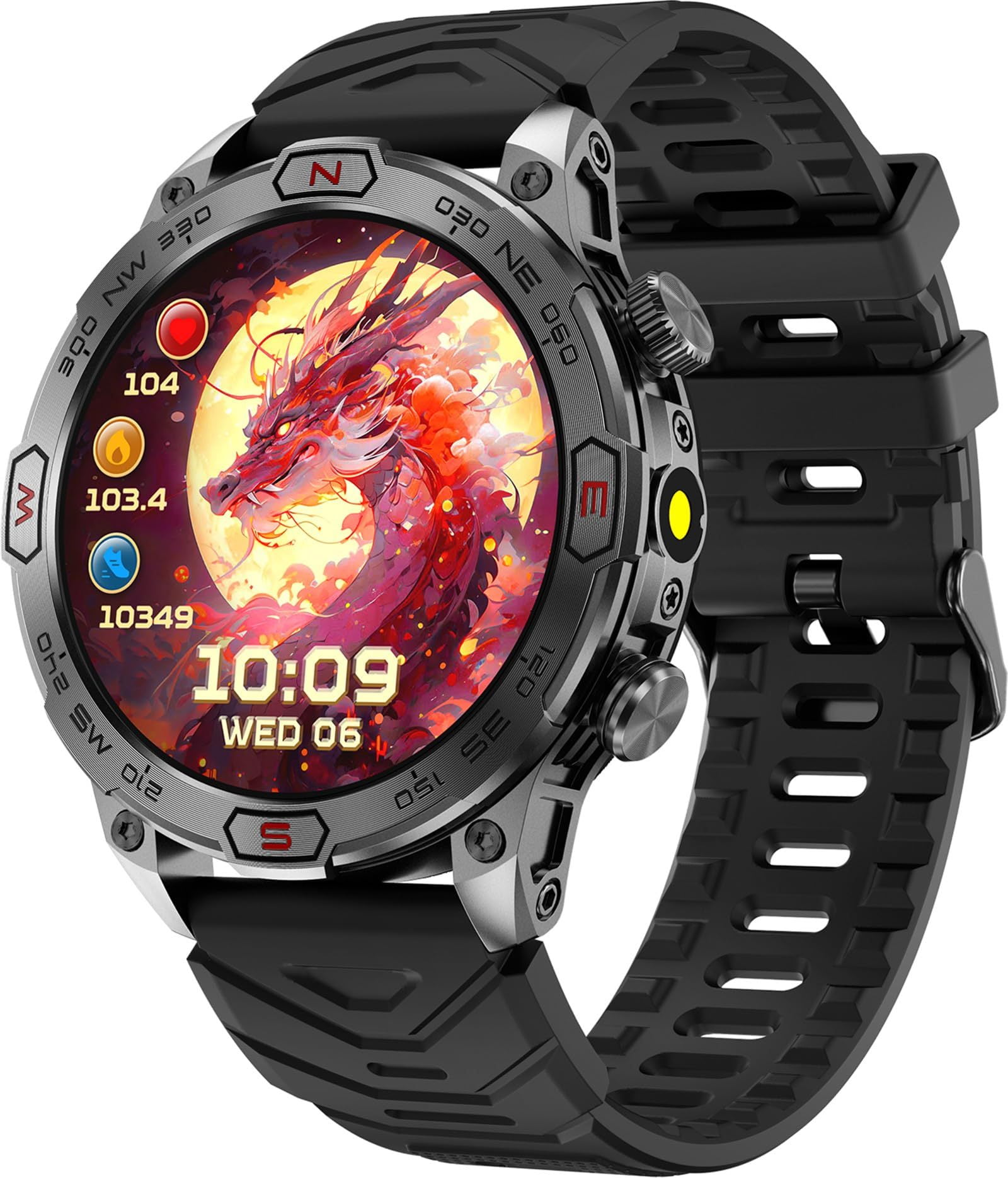 Findtime Outdoor Smartwatch for Men 1.43-inch AMOLED Touch Screen ...