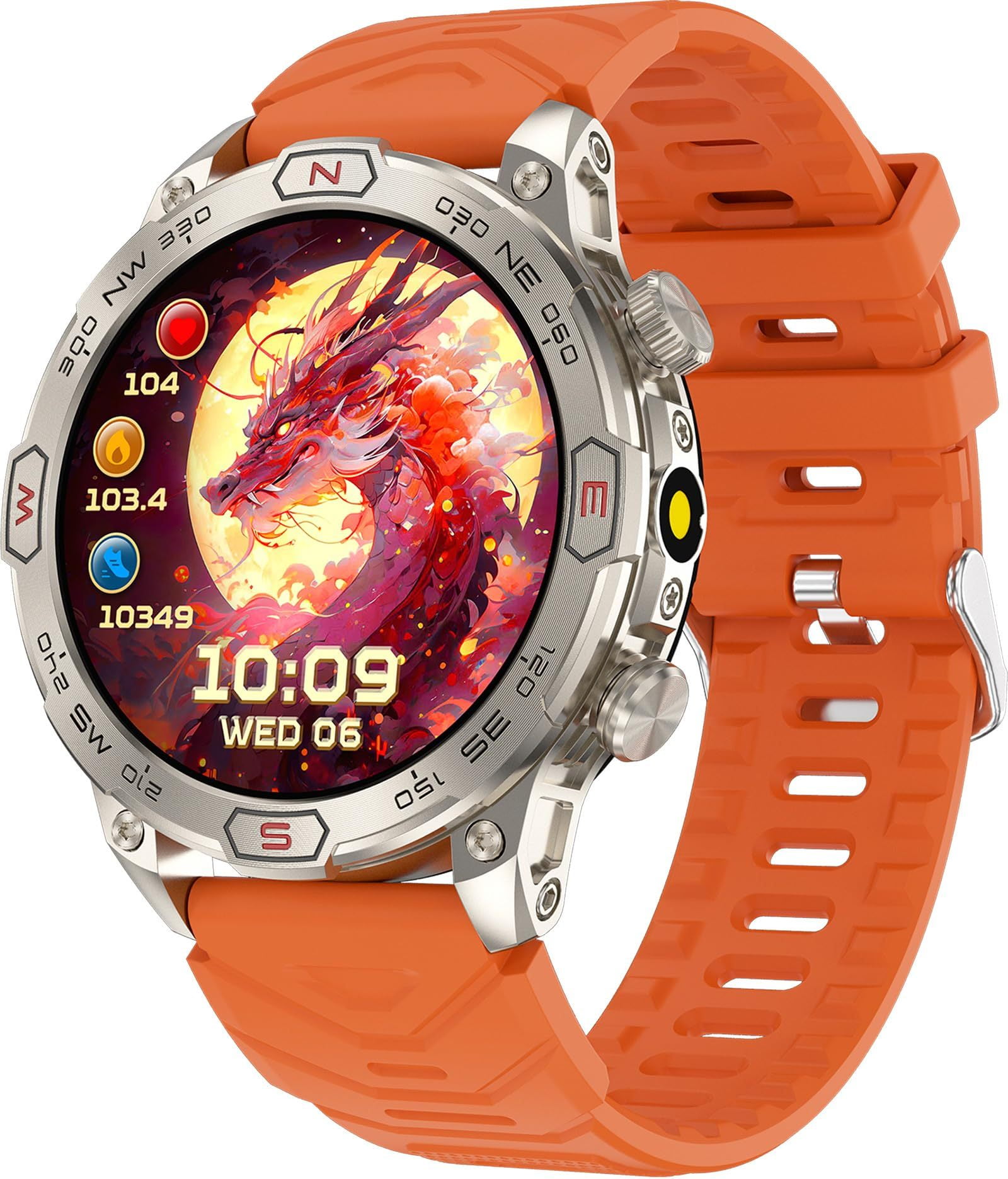 Findtime Outdoor Smartwatch for Men 1.43-inch AMOLED Touch Screen ...