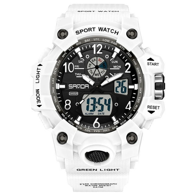 Findtime Women’s Digital Watch Waterproof Sport Watch Analog Wristwatch ...