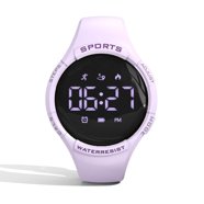Runskmd Step Counter Pedometer Watch, LCD Display Fitness Tracker ...