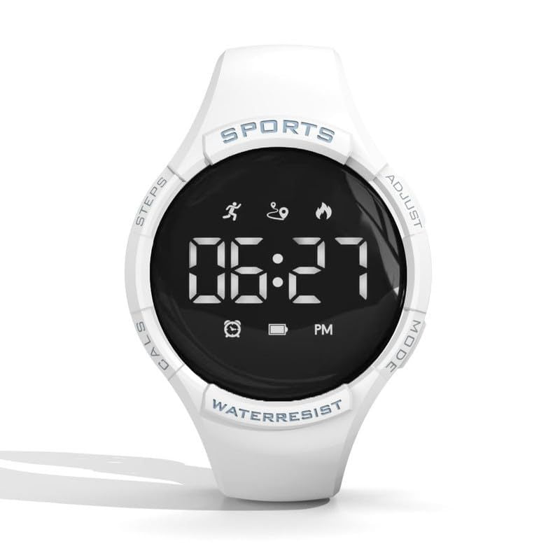 Findtime Womens Fitness Tracker Pedometer Watch Step Counter Calorie ...