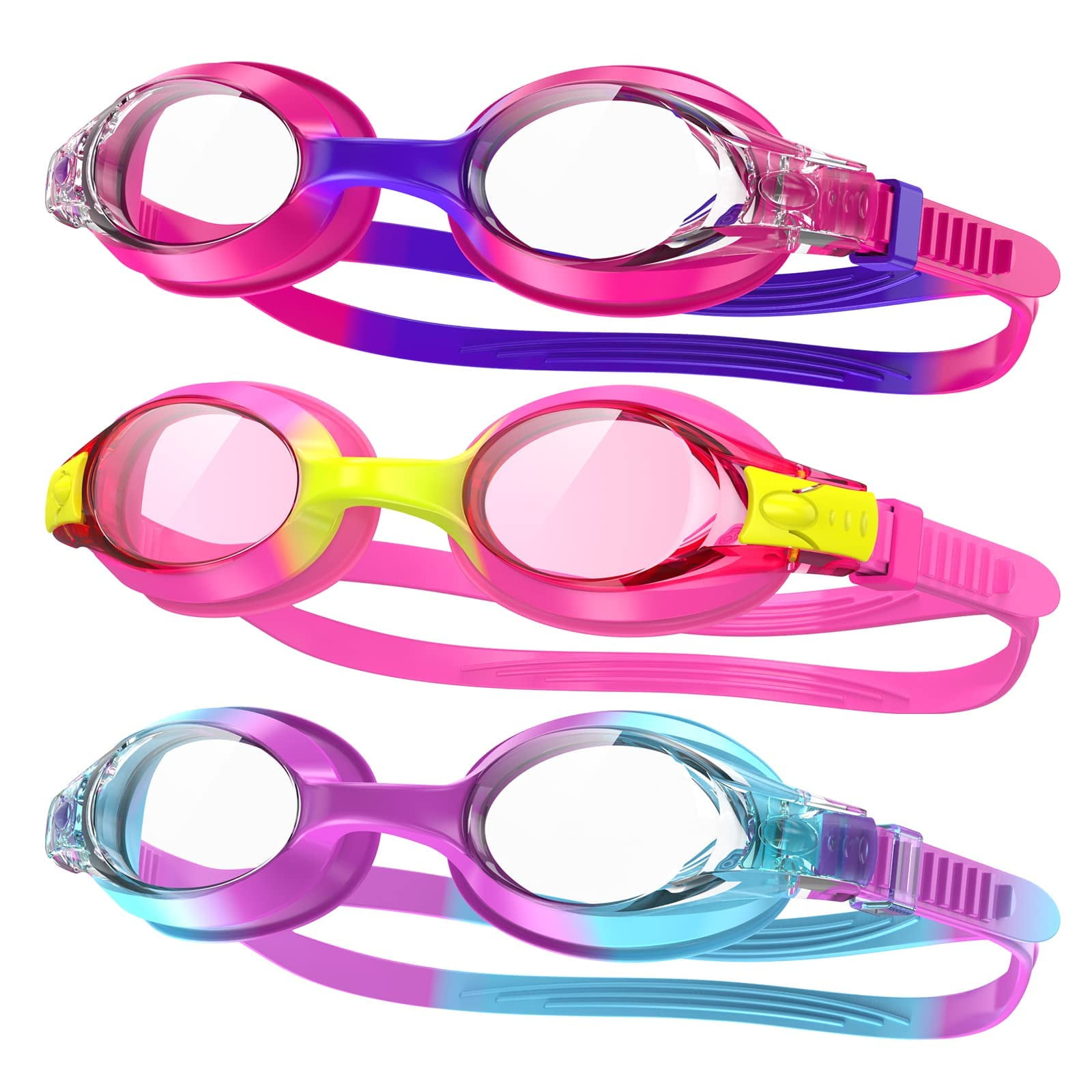 Findway Kids Swim Goggles Kids Swimming Goggles Anti-fog No Leaking ...