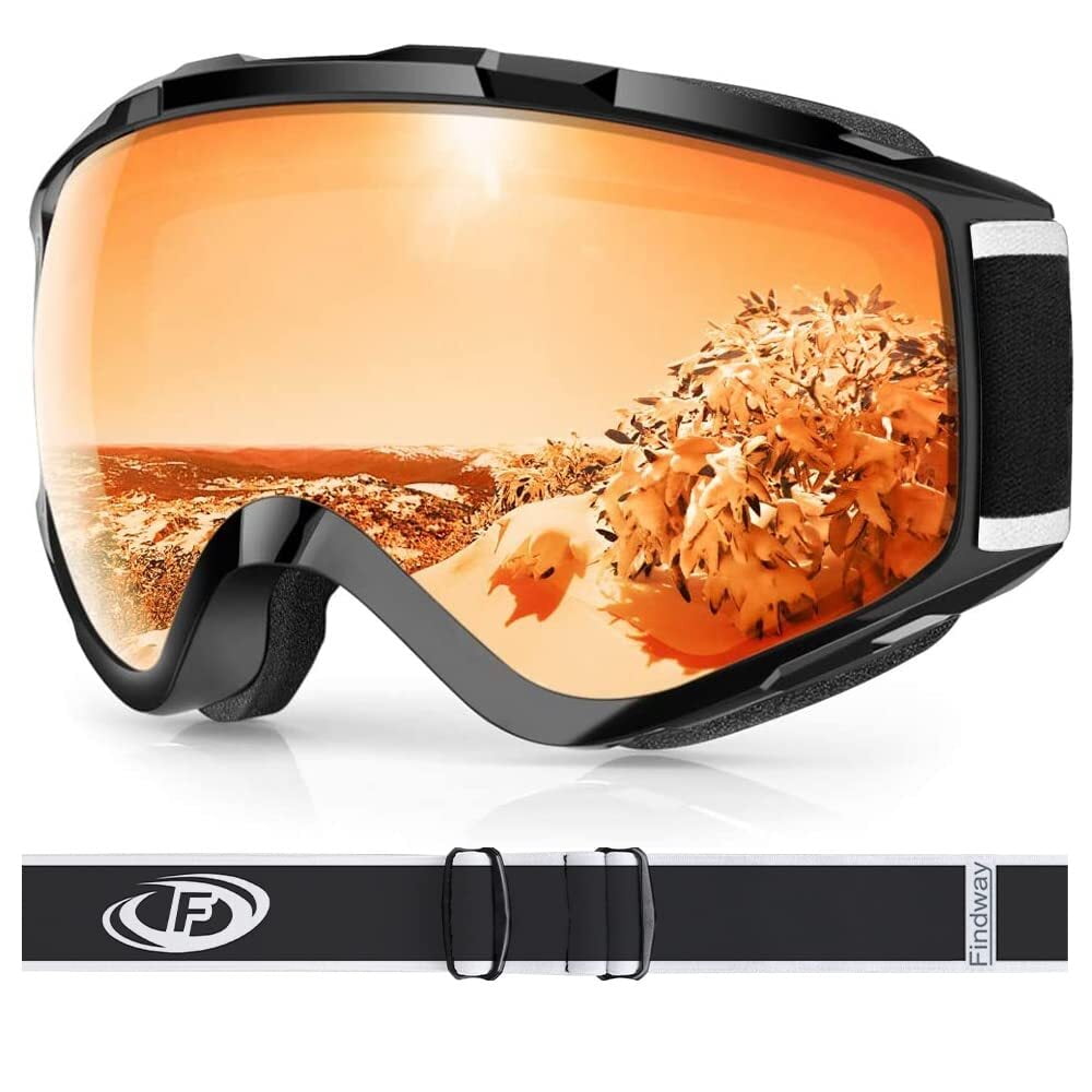 Findway OTG Ski Goggles for Men, Women & Youth, Over Glasses, Anti-Fog ...