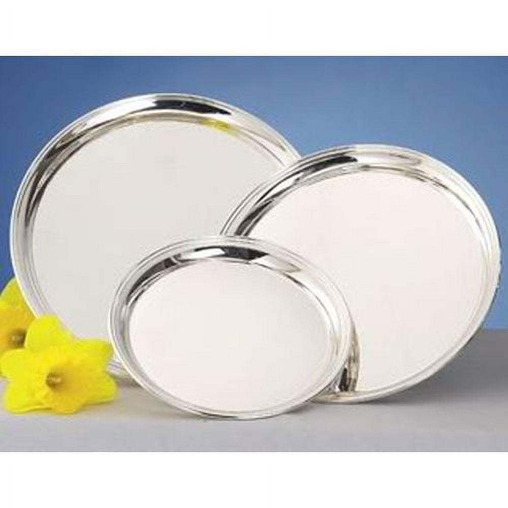 Fine 925 Sterling 10-inch Round Tray crafted by Empire Silver - Walmart.com