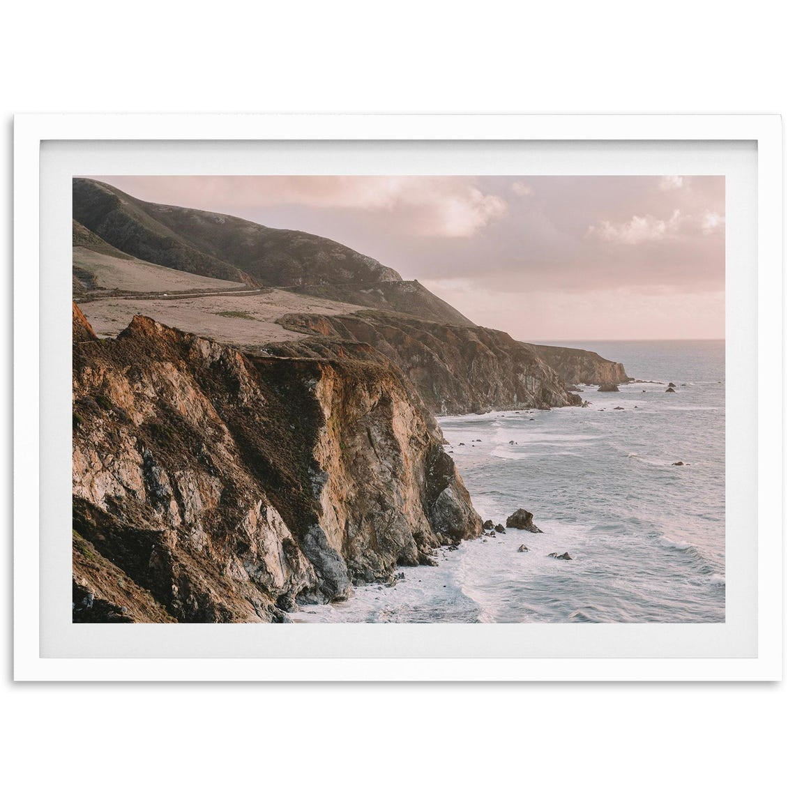Fine Art Big Sur Ocean Print - California Beach Lifestyle Surf ...