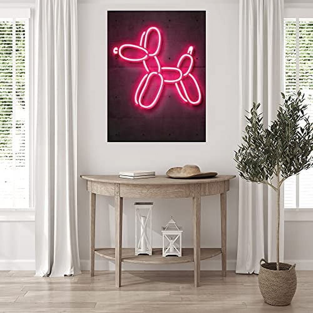 Fine Art Canvas Balloon Dog Canvas Wall Decor by Artist Octavian Mielu ...