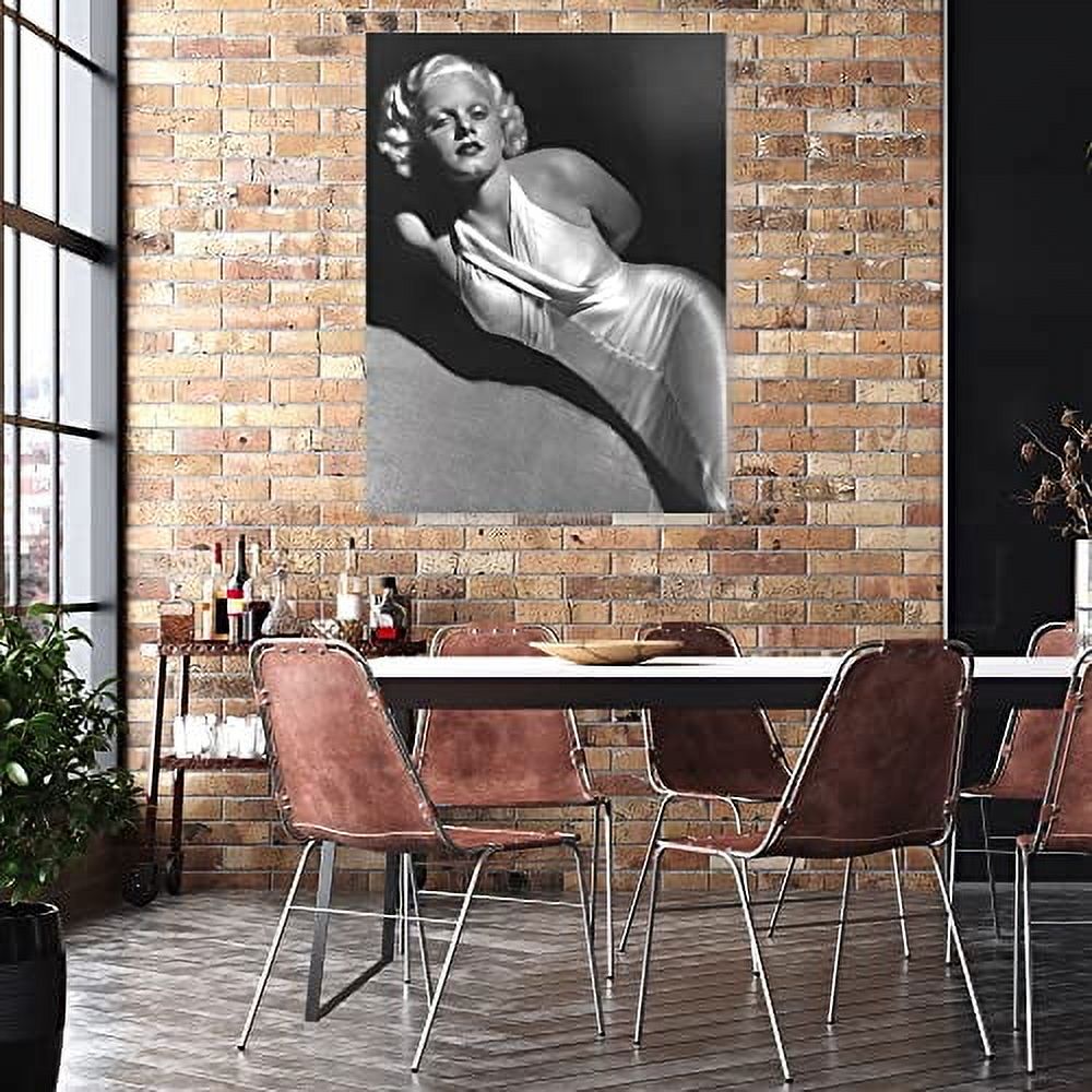 Fine Art Canvas Jean Harlow 1931 Canvas Wall Decor by Artist Bison ...