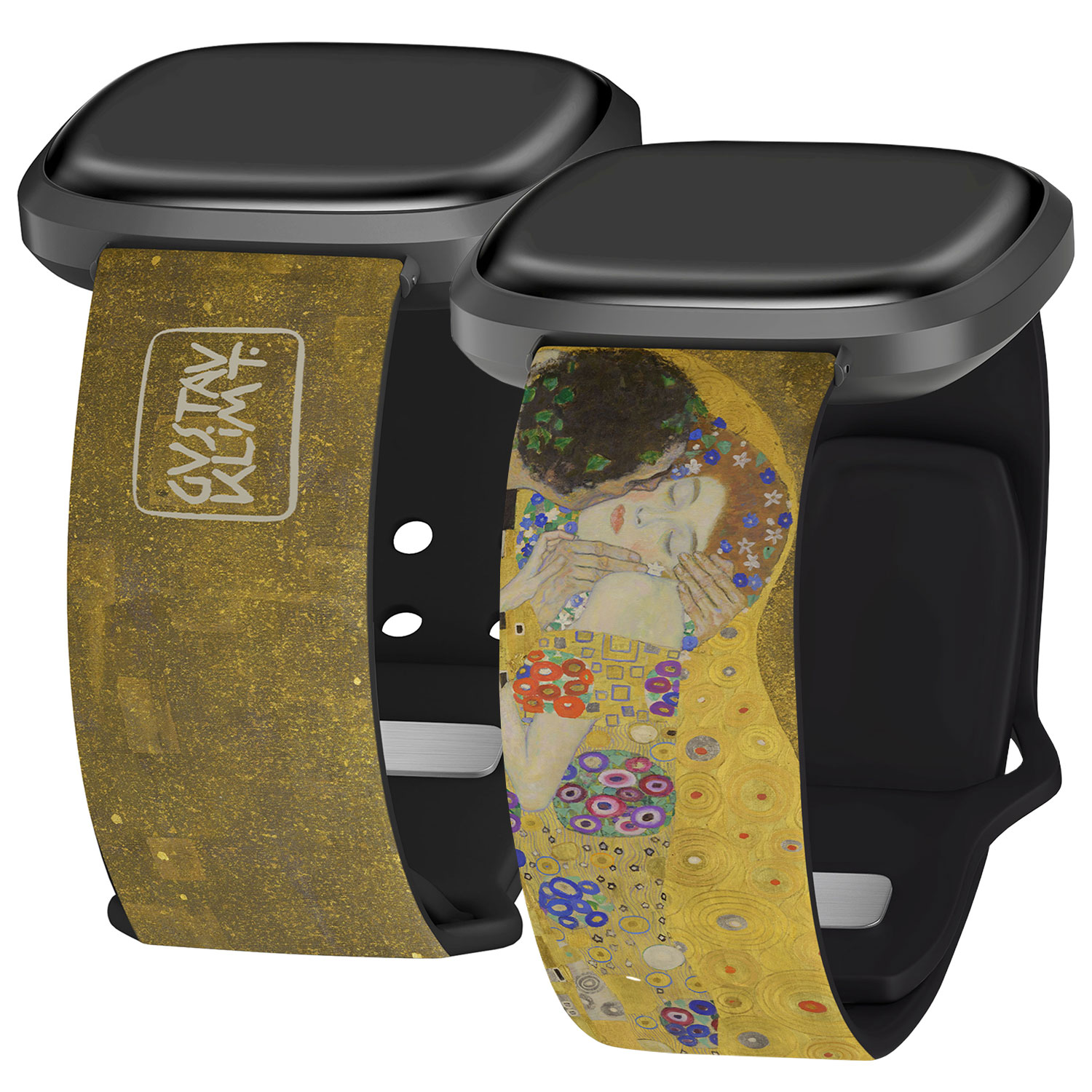 Fine Art HD Watch Band for FitBit Versa 3 & Sense (20mm Long The Kiss ...