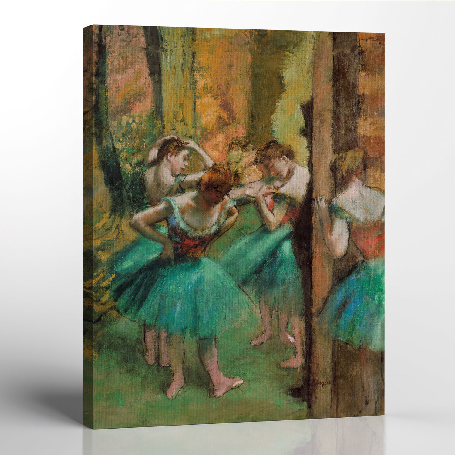 Fine Art Oil Painting, Degas Wall Art, Dancer Pictures, Dancers in Pink ...