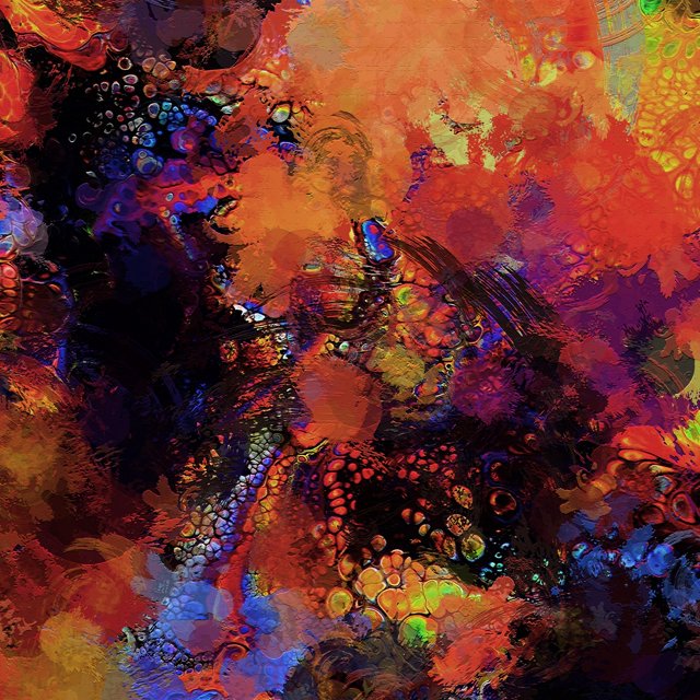 Fine Art Studio LLC Fine Art Studio "Abstract 651" by R Bolokofsky ...