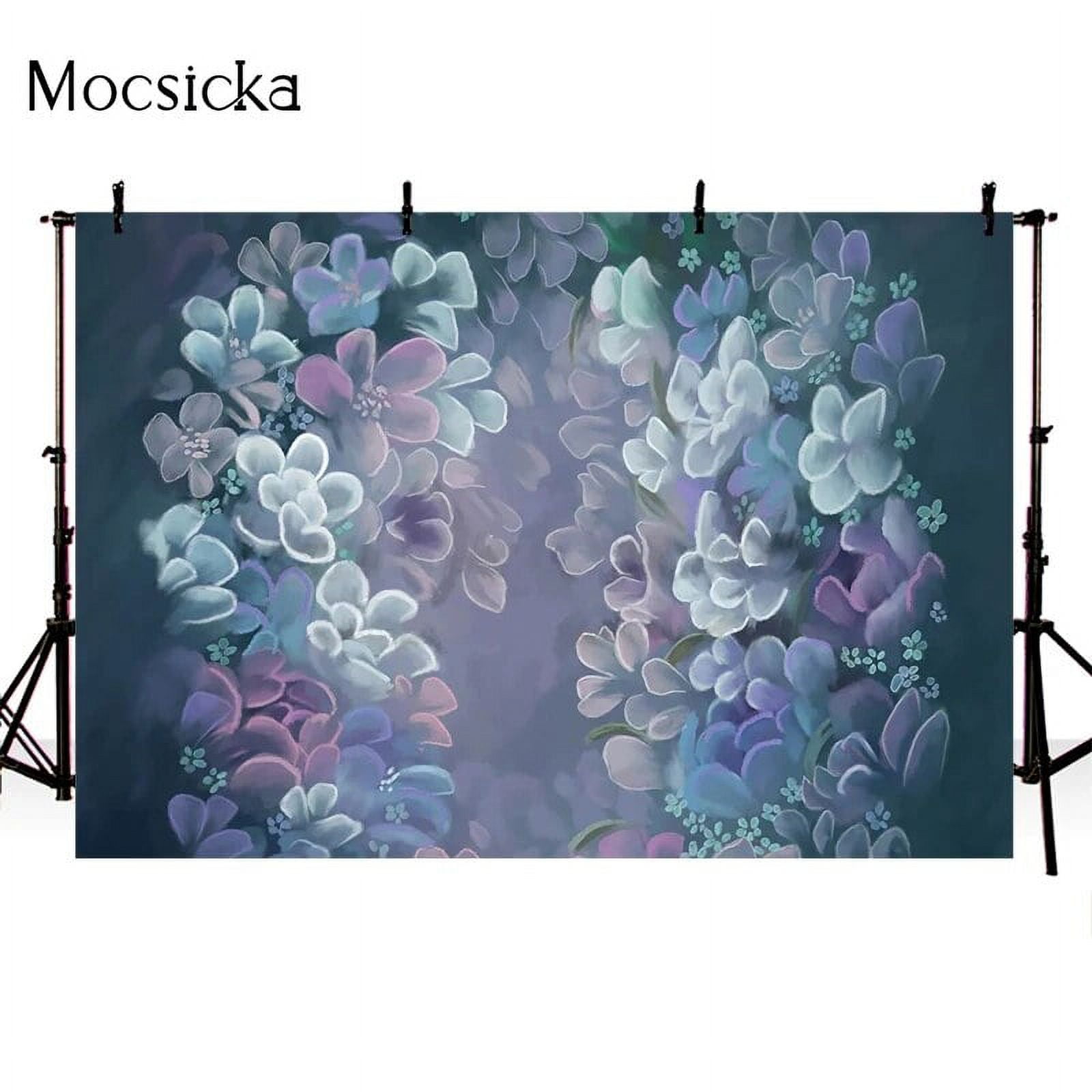 Fine Art Textured Hand Painted Flowers Photography Backdrops Retro ...