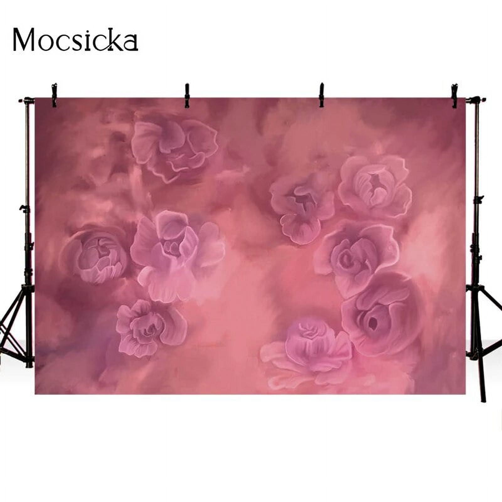 Fine Art Textured Hand Painted Flowers Photography Backdrops Retro ...