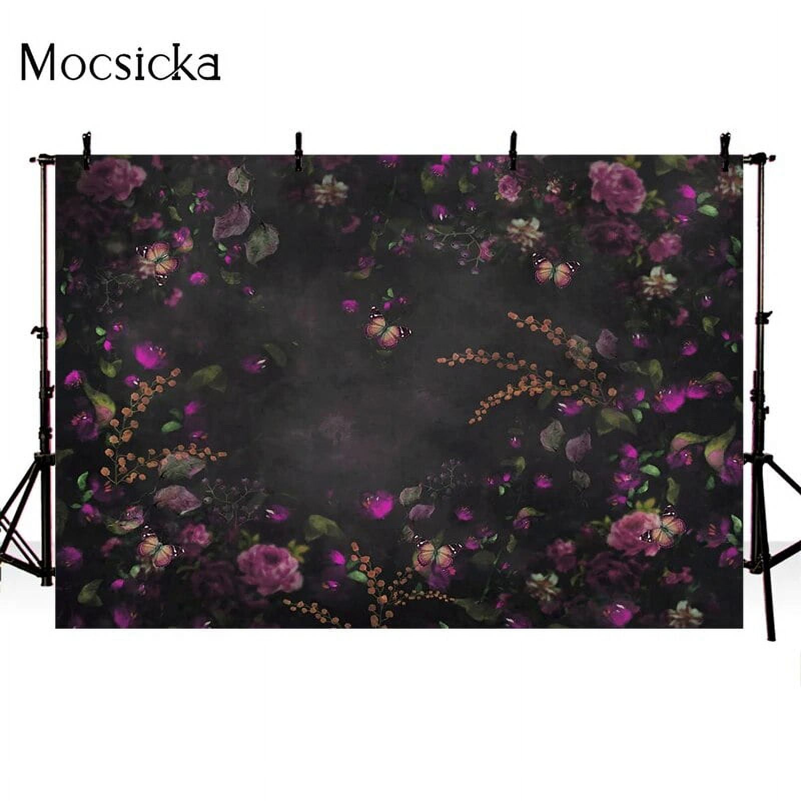 Fine Art Textured Hand Painted Flowers Photography Backdrops Retro ...