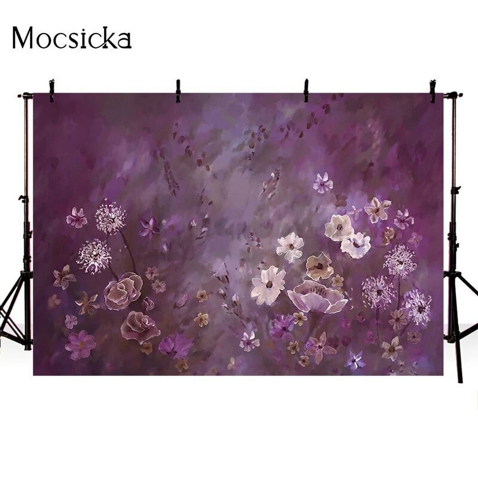 Fine Art Textured Hand Painted Flowers Photography Backdrops Retro ...