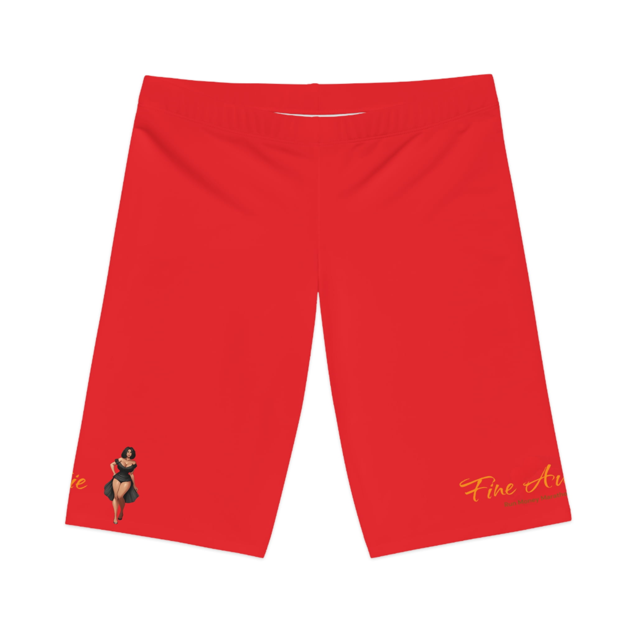 Fine Auntie Women's Red Bike Shorts - Walmart.com