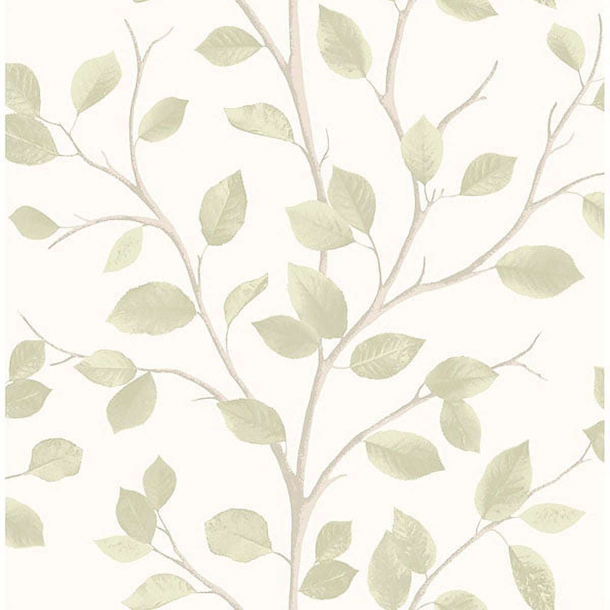 Fine Décor Beech Natural Leaf Wallpaper - Walmart.com