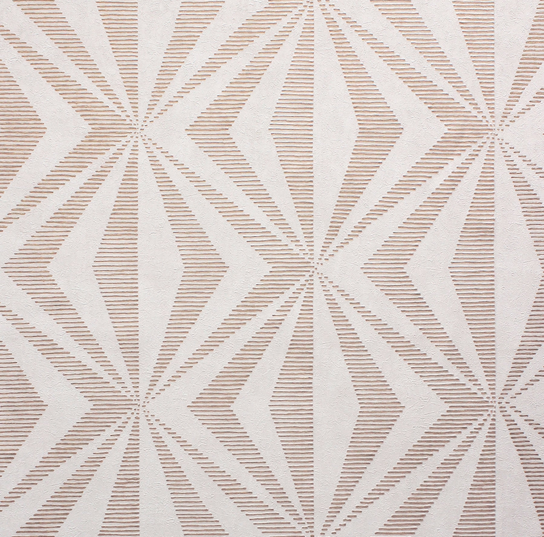 Fine Décor Precision Rose Gold Diamond Geo Wallpaper, 20.9-in by 33-ft ...