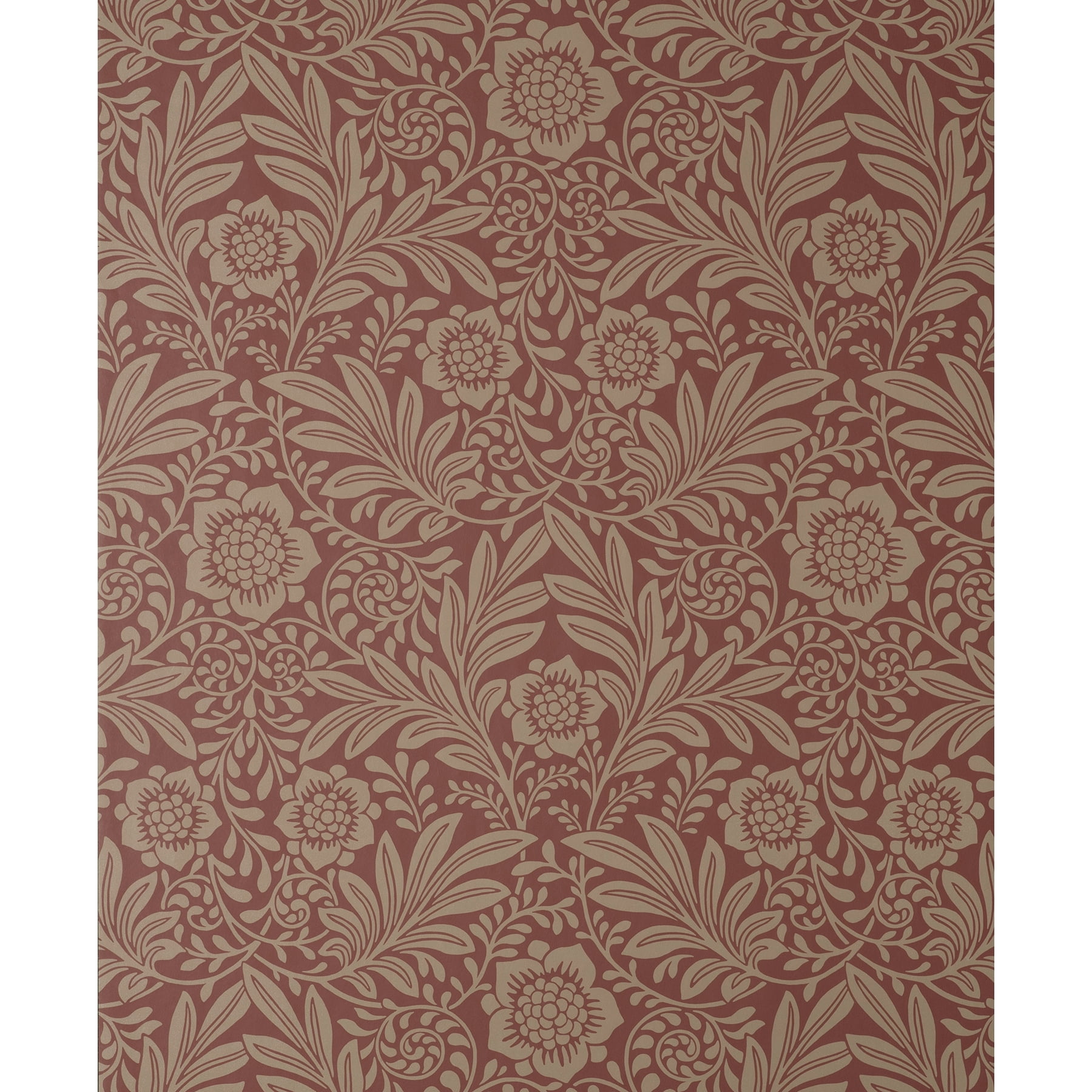 Fine Decor Camille Red Damask Wallpaper, 20.5-in by 33-ft - Walmart.com