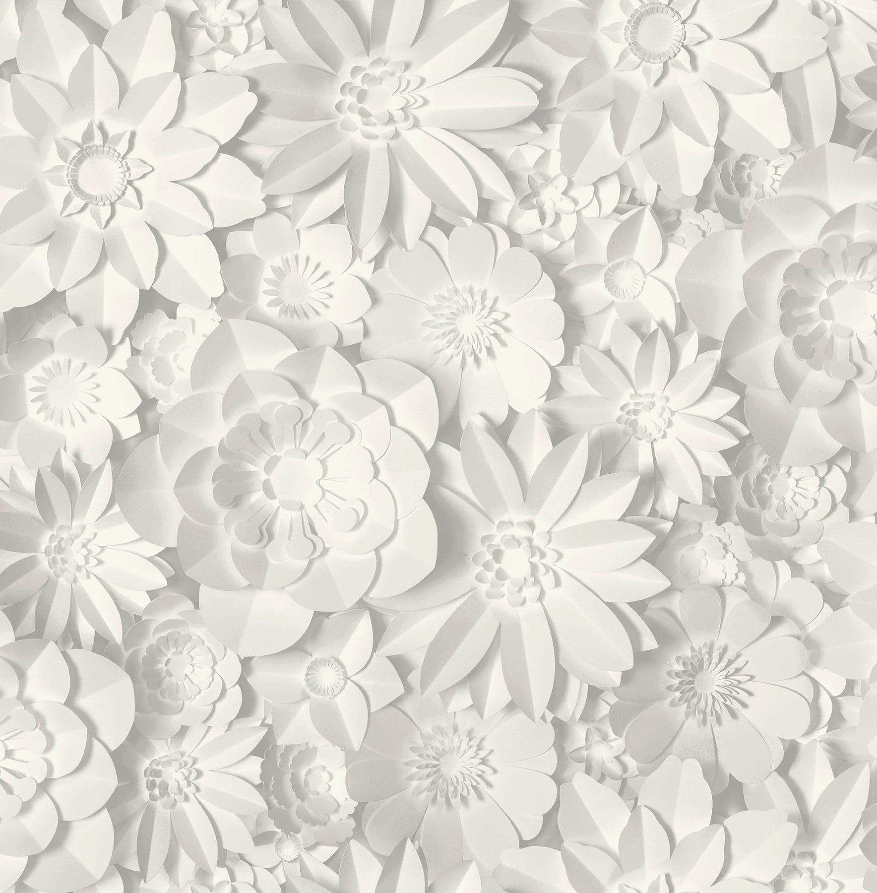 All white wallpaper store