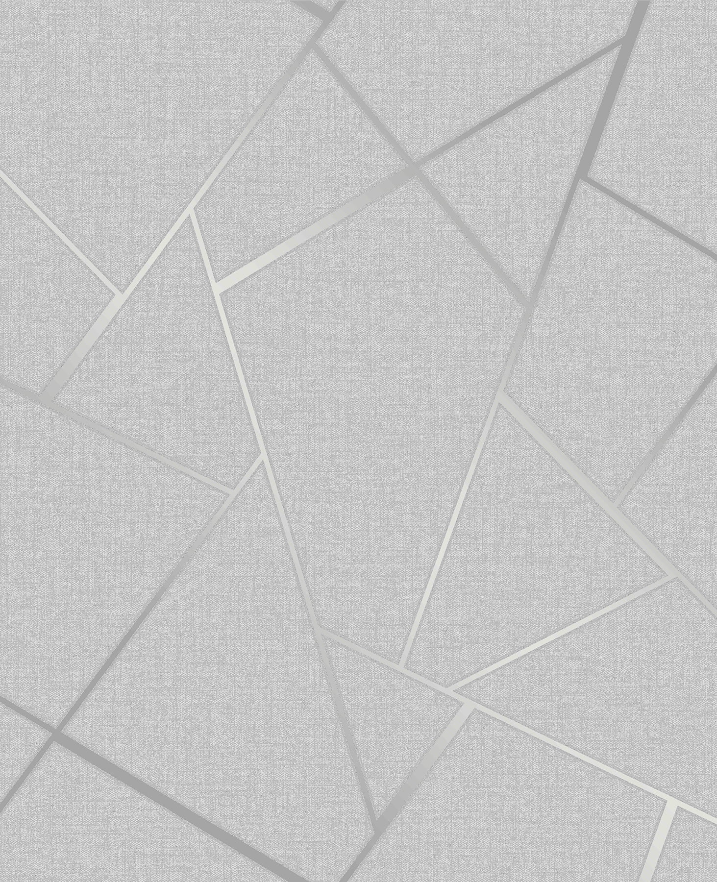 Fine Decor Quartz Silver Fractal Unpasted Expanded Vinyl Wallpaper, 20. ...