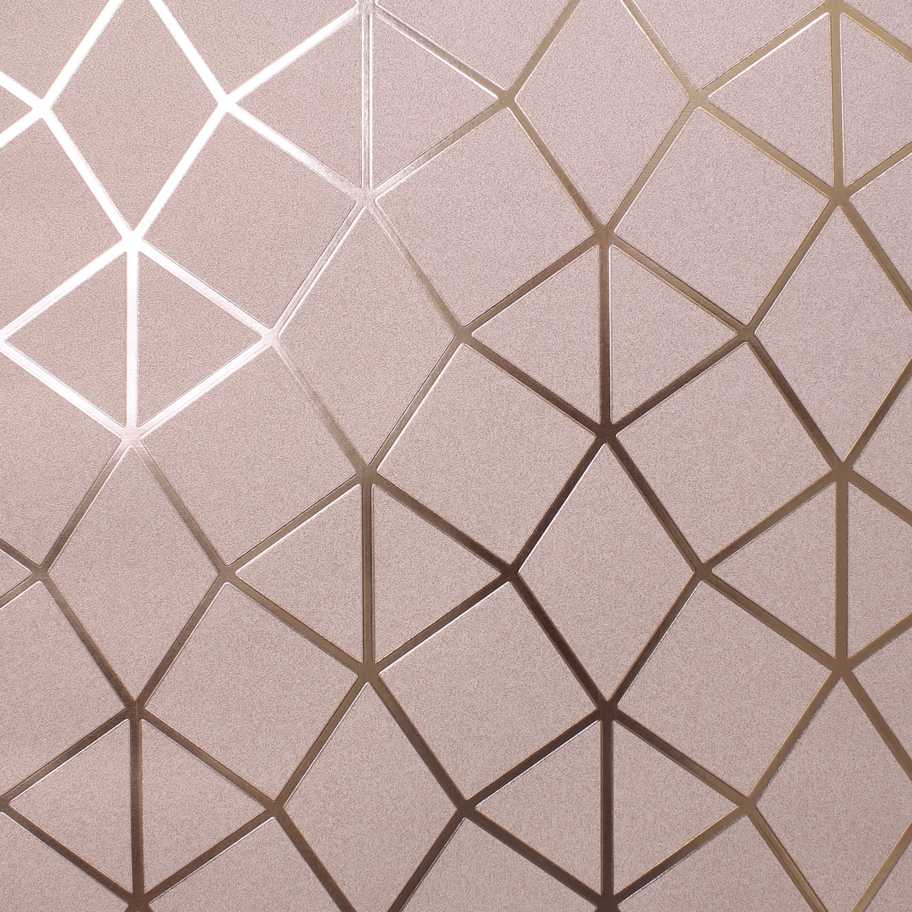 Fine Decor Stella Blush Geo Trellis Wallpaper - Walmart.com