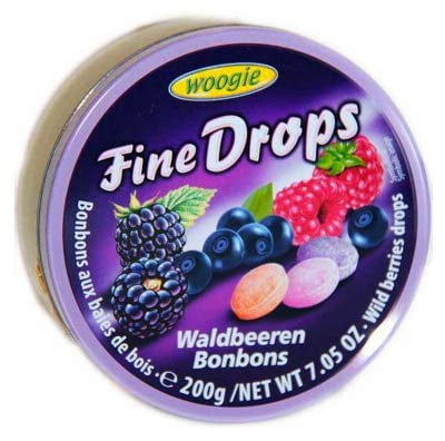 Fine Drops Fruit Hard Candy Berry Flavor Imported From Austria Pack Of ...