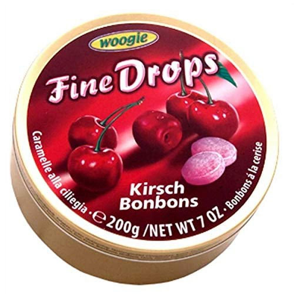 Fine Drops Fruit Hard Candy Cherry Flavor Imported From Austria Pack Of ...