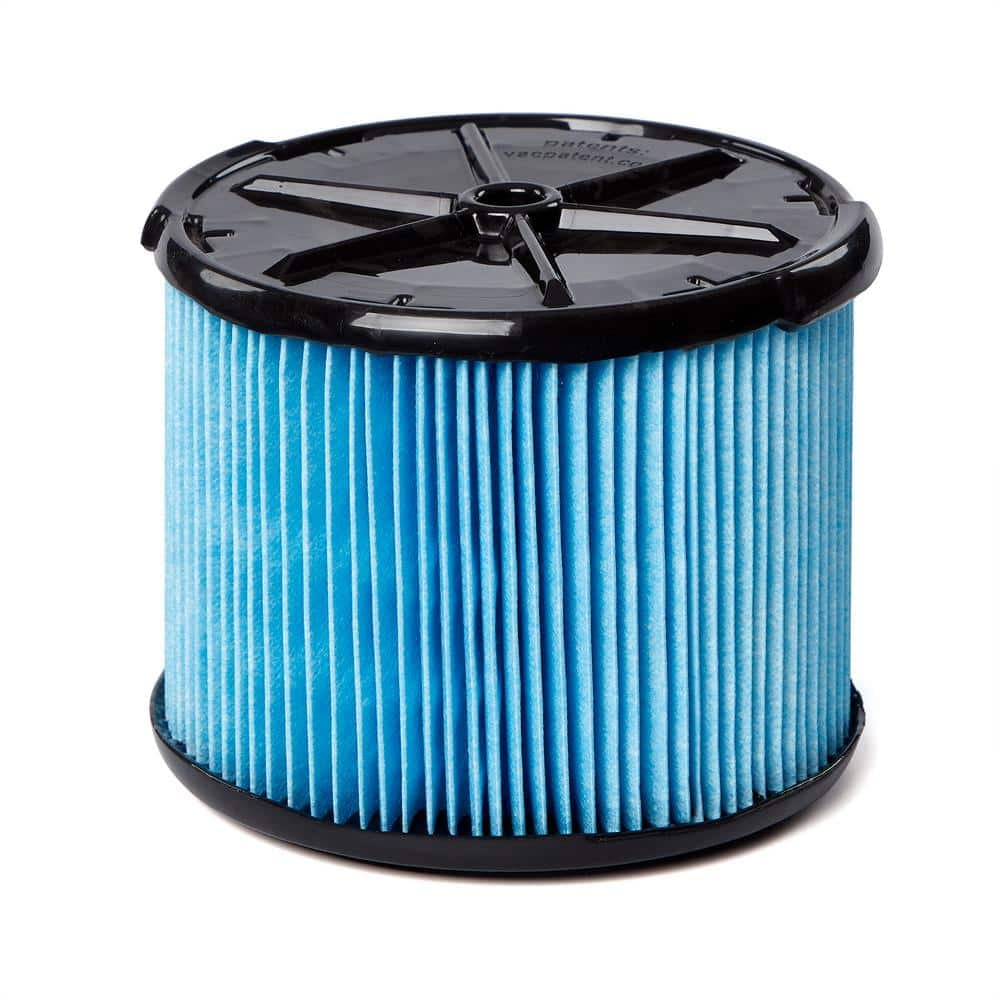 Fine Dust Pleated Paper Shop Vacuum Filter Replacement for Most 3-4.5 ...