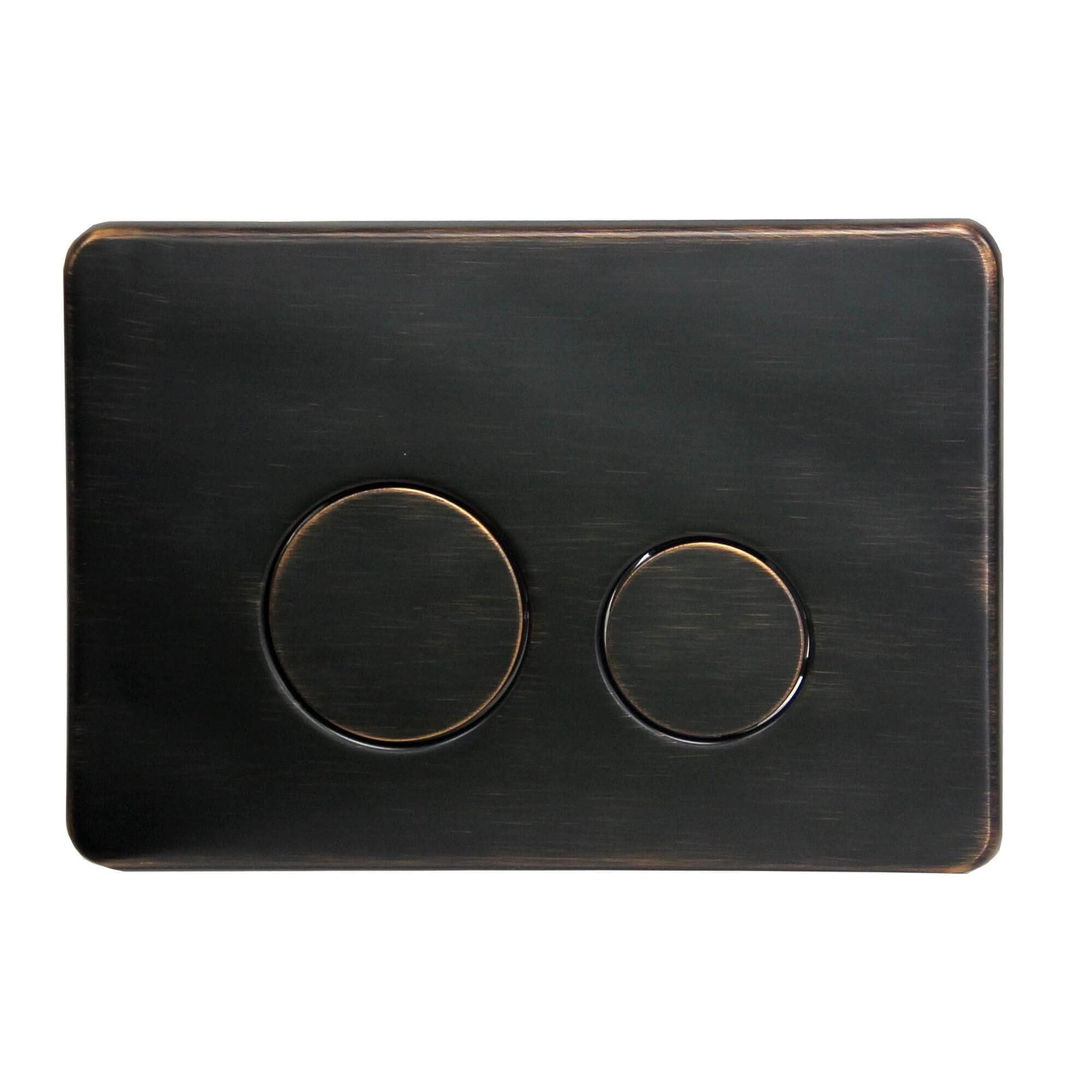 Fine Fixtures Concealed Tank Push Button (Actuator) Oil Rubbed Bronze ...
